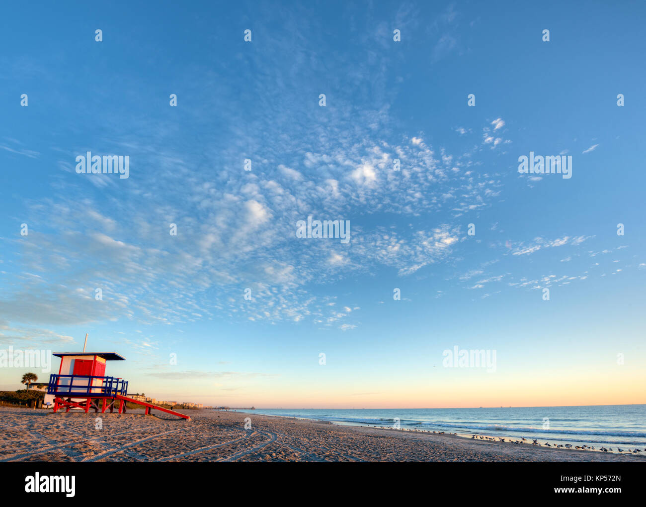 Sunrise at Beach in Florida Stock Photo - Alamy