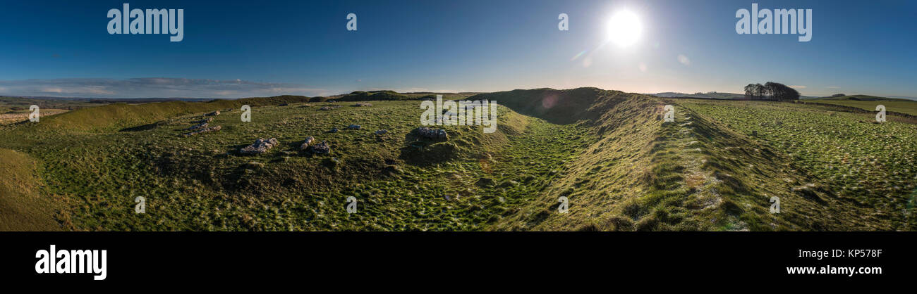 Arbor Low Neolithic henge and stone circle in the Peak District ...