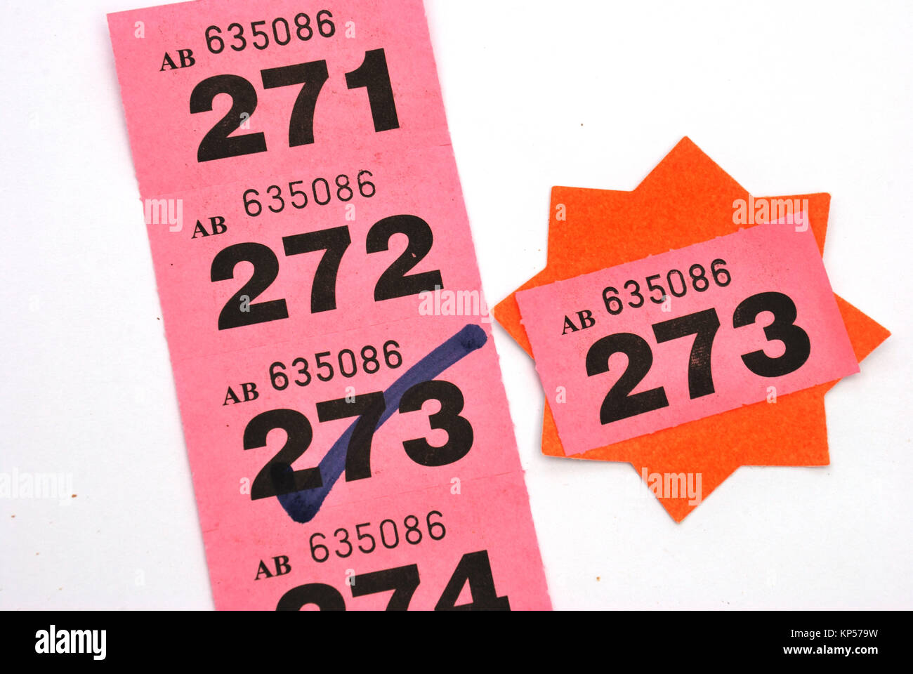winning raffle ticket Stock Photo - Alamy