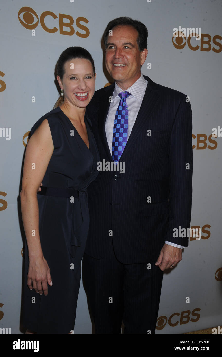 NEW YORK, NY - MAY 13: Jim Nantz, Courtney Nantz attends the 2015 CBS ...