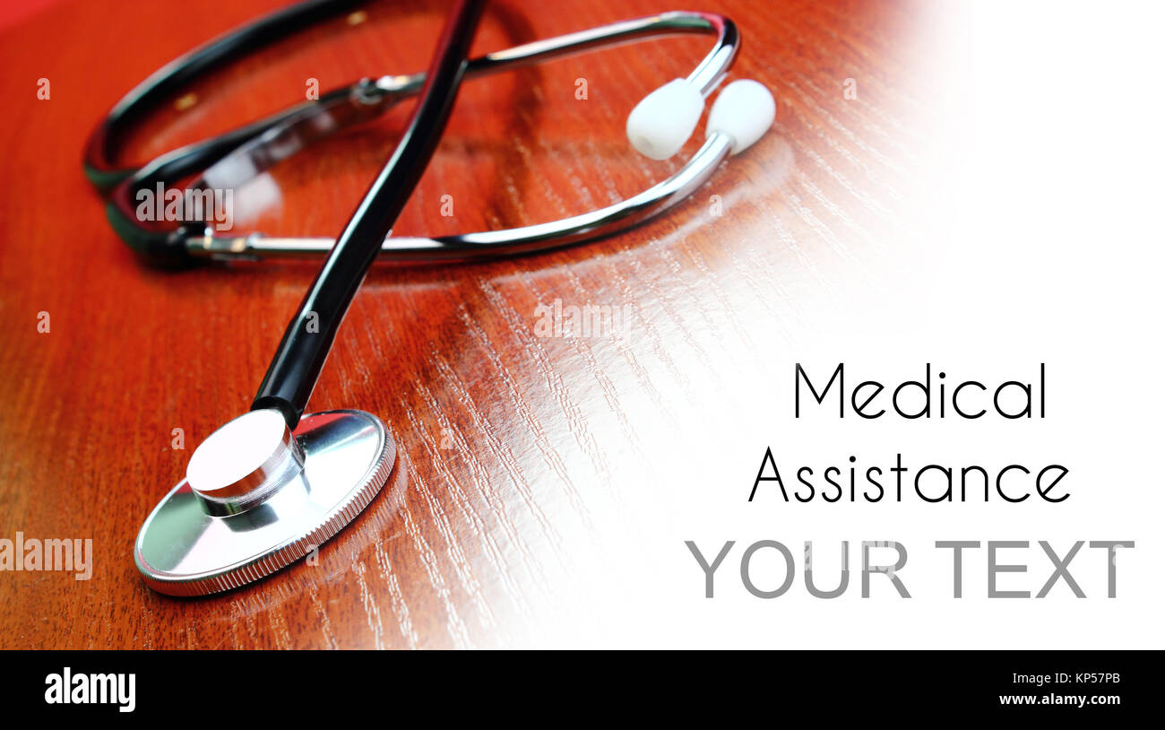 Medical assistance background Stock Photo - Alamy
