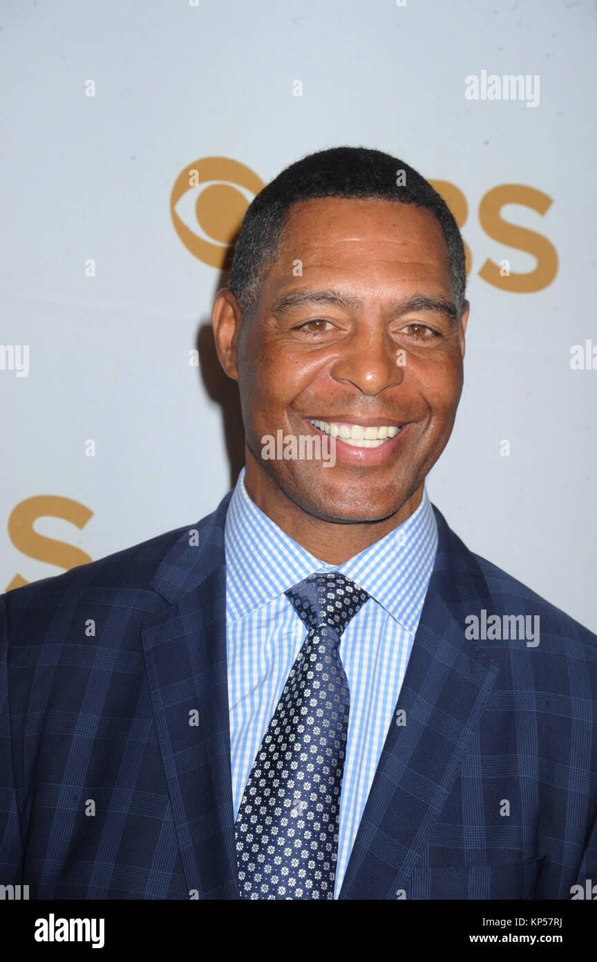NEW YORK, NY - MAY 13: Marcus Allen attends the 2015 CBS Upfront at The ...