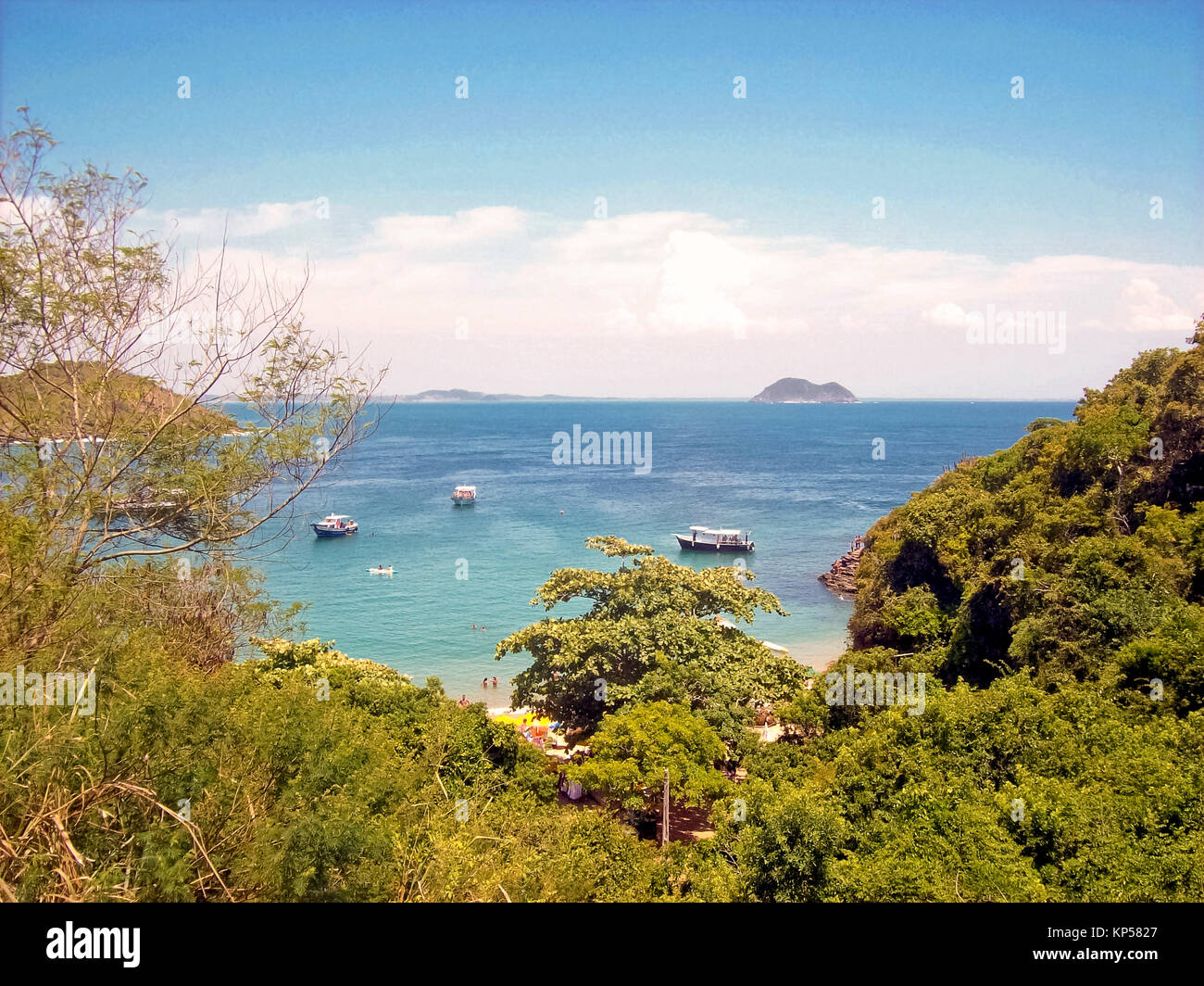 Landscape of a tropical place in Brazil Stock Photo - Alamy
