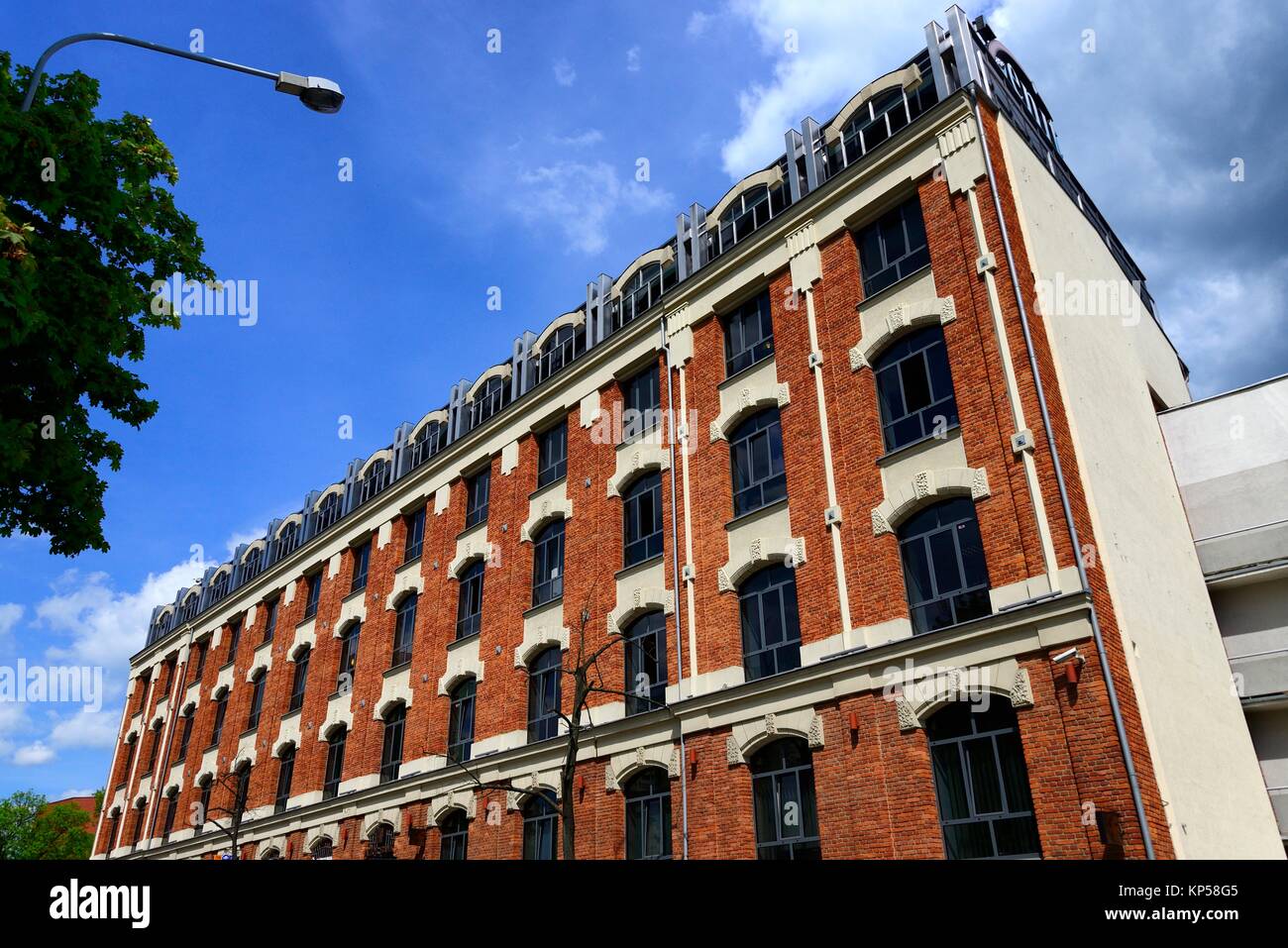 Building of factory of Naum and Borys Eitingon after renovation, an ...