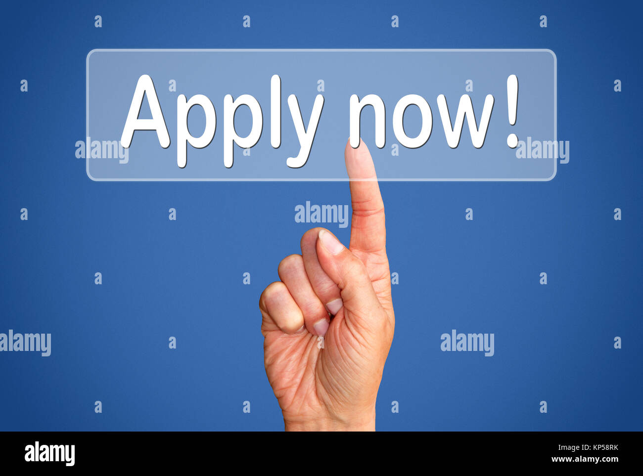 Blue banner register now hi-res stock photography and images - Alamy