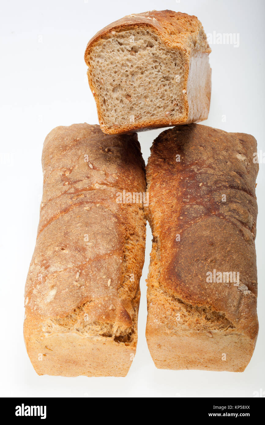 large loaves of bread traditionally roasted Stock Photo - Alamy