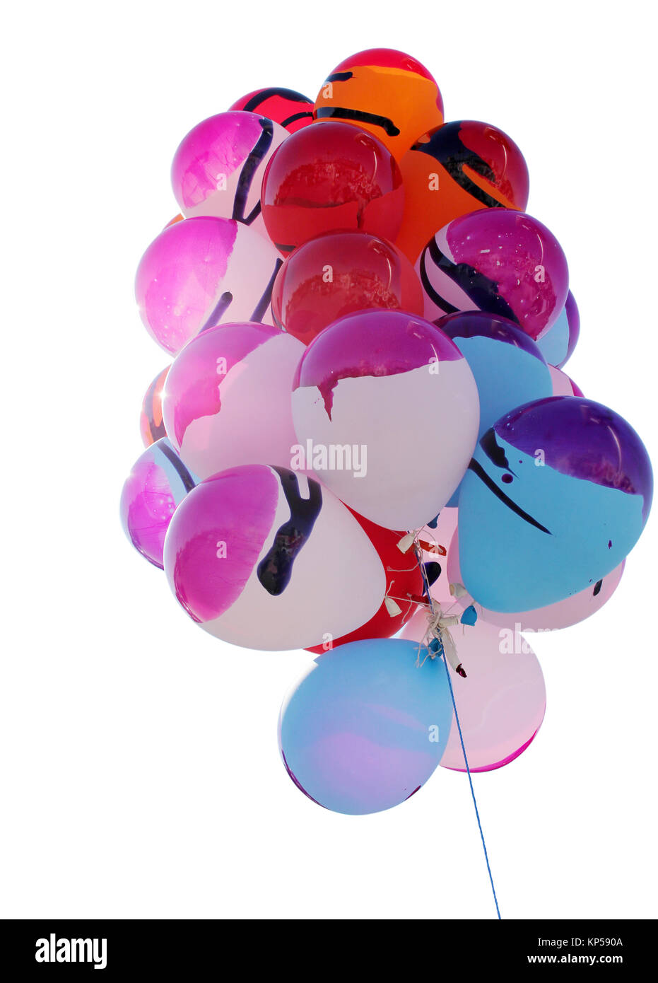 Group of colorful balloons Stock Photo - Alamy