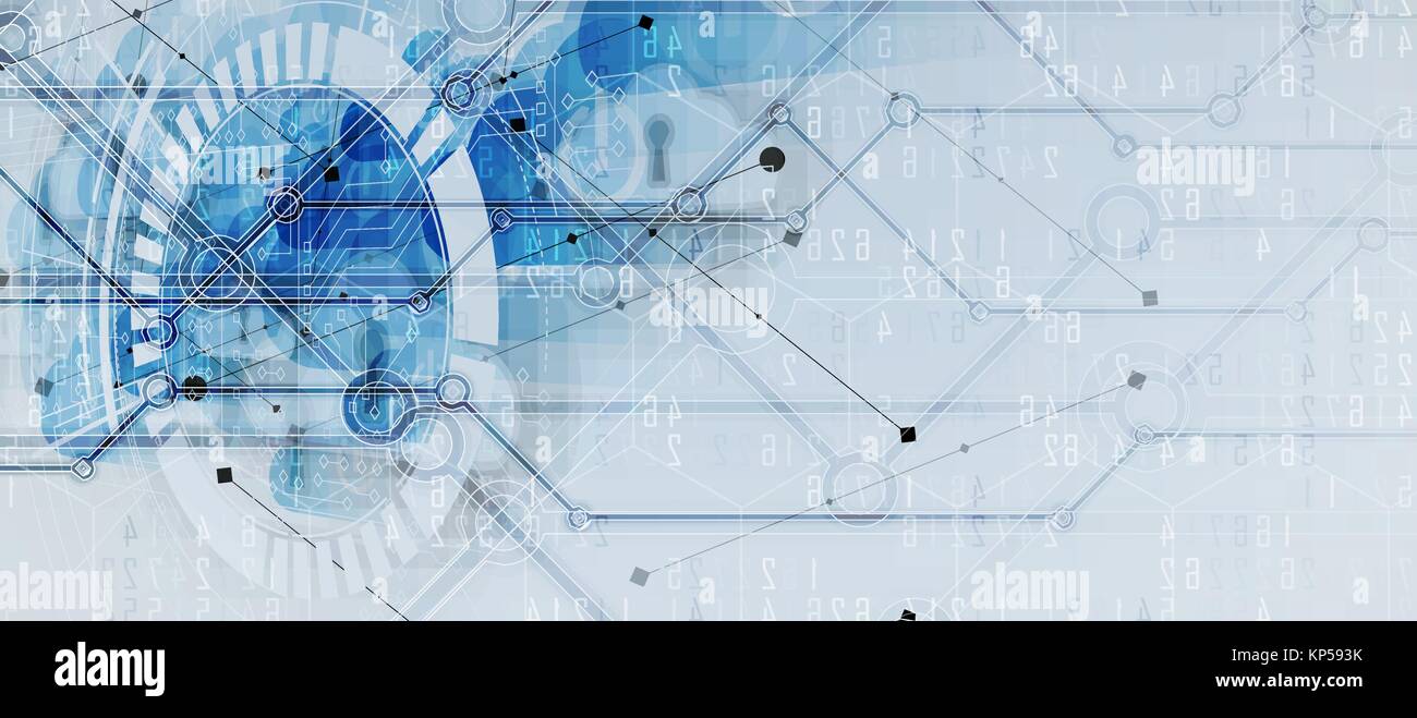 Modern cloud technology. Integrated digital web concept background ...