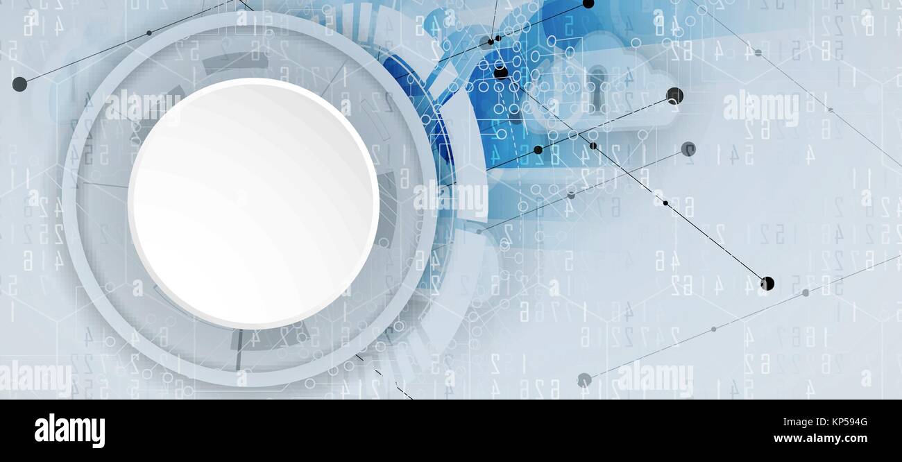 Modern cloud technology. Integrated digital web concept background ...