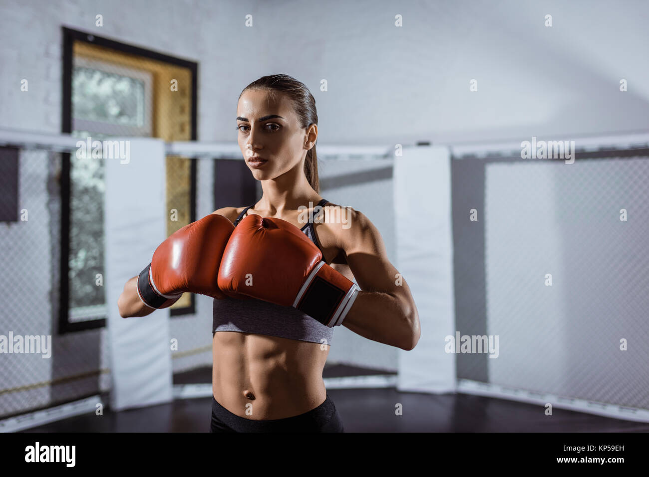young female boxer Stock Photo - Alamy