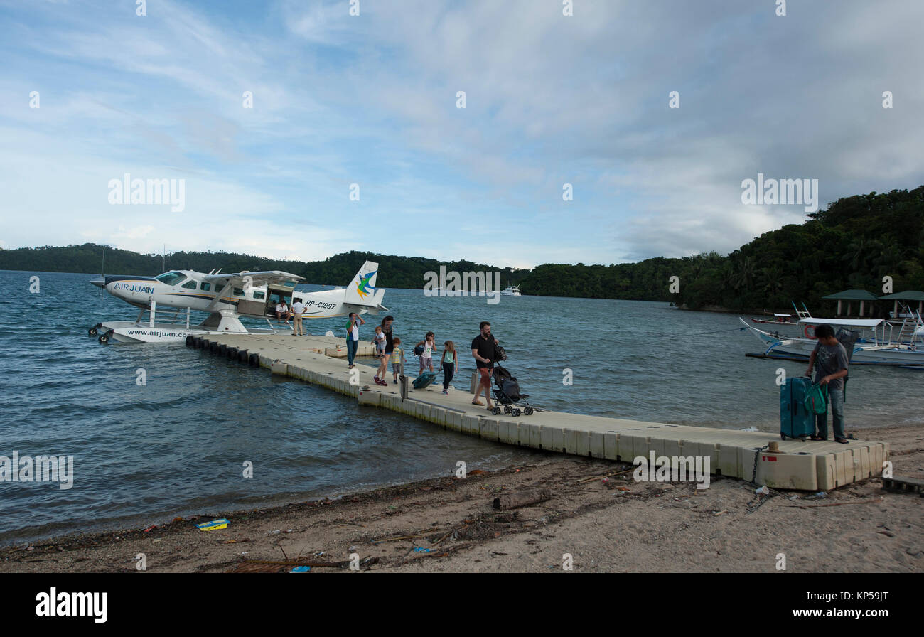 Sea plane, Puerto Galera, Mindoro, Philippines, South East Asia Stock ...