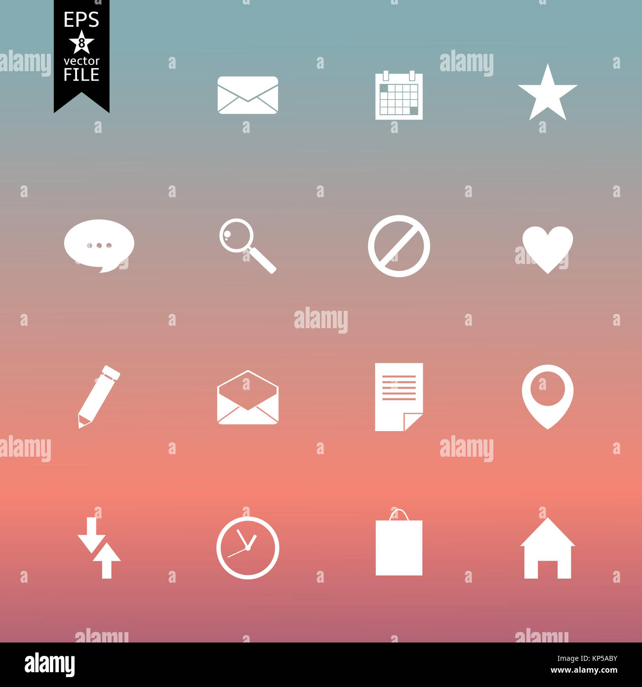 organizer icon set Stock Photo - Alamy