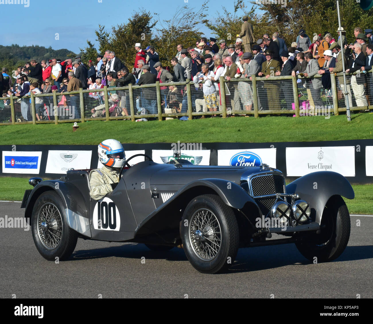 Anthony Hancock, SS-Jaguar 100, Brooklands Trophy, Goodwood Revival ...
