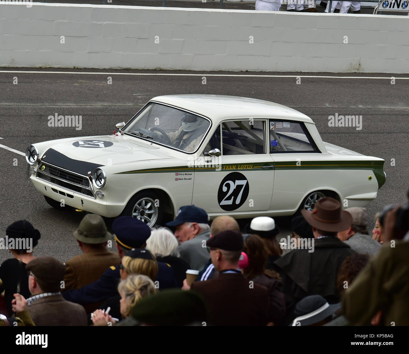 Kerry Michael, Mark Blundell, Ford Lotus Cortina Mk1, St Mary's trophy ...