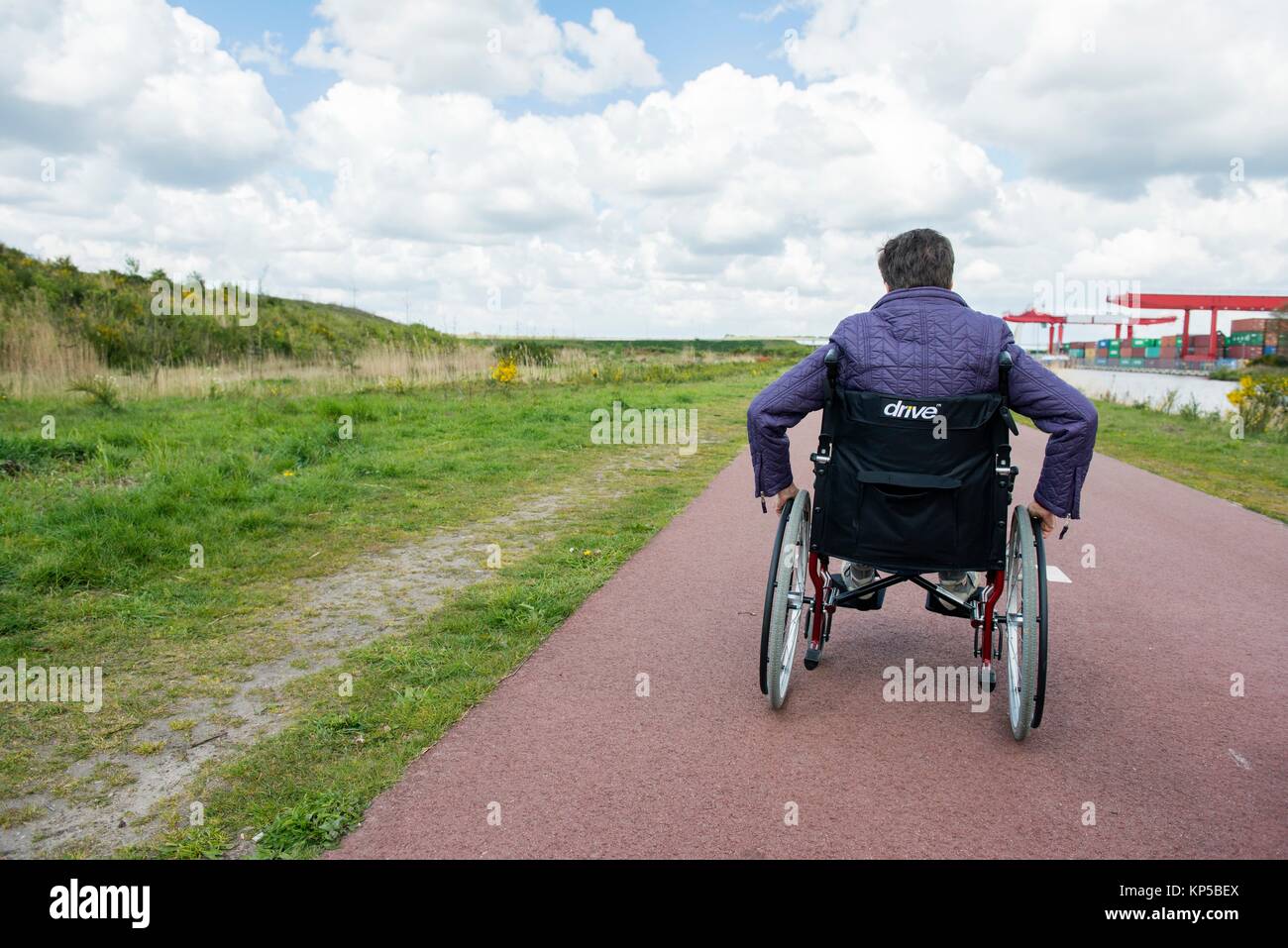 Multiple Sclerosis Patient Walking