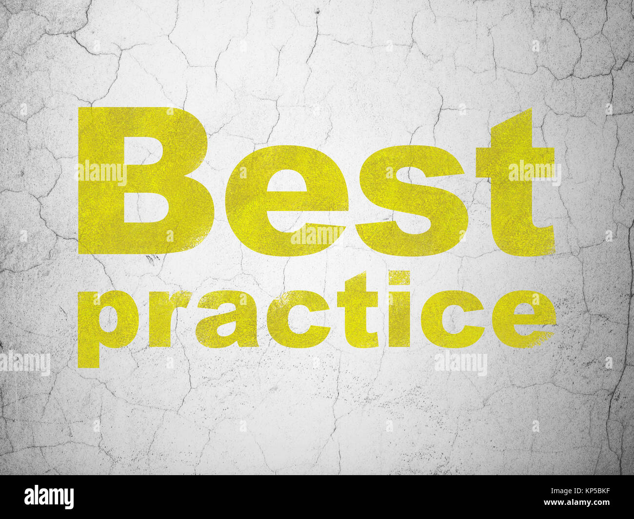 Learning concept: Best Practice on wall background Stock Photo - Alamy