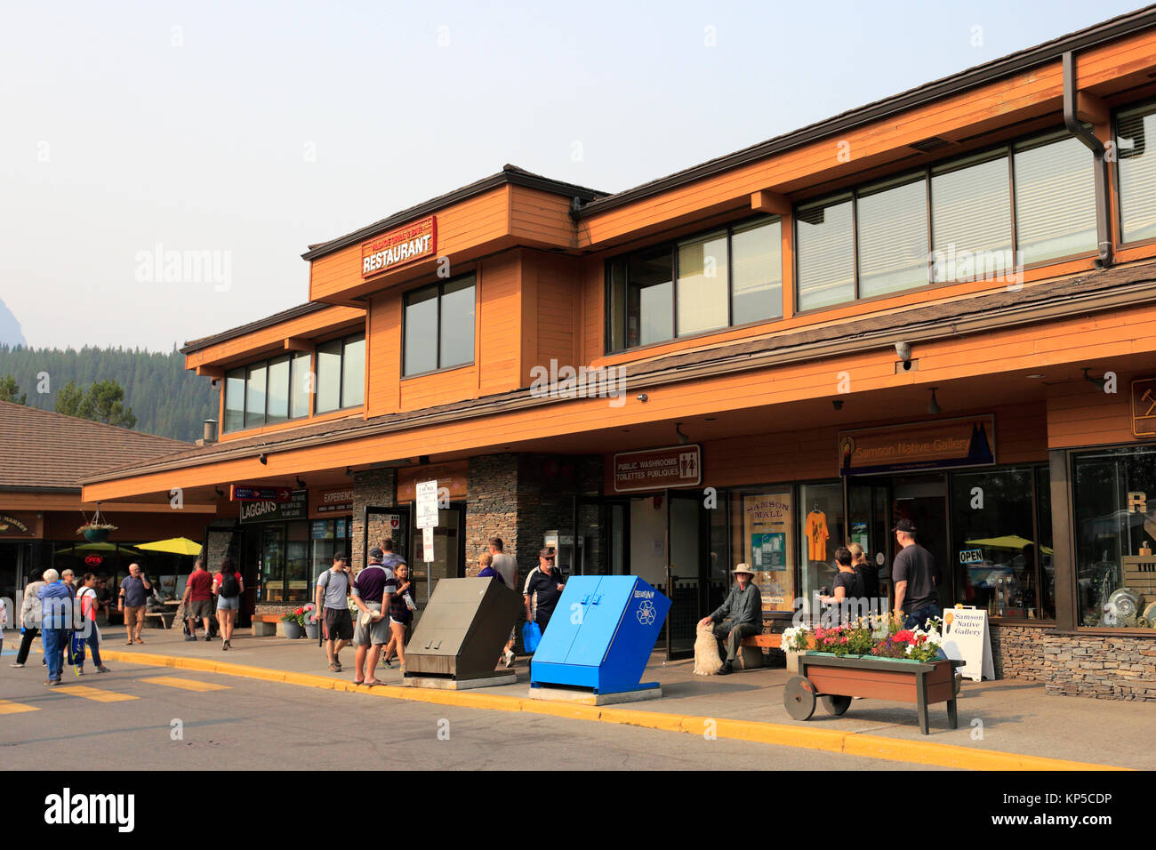 Lake Louise shopping centre, Banff national Park, UNESCO World Heritage ...