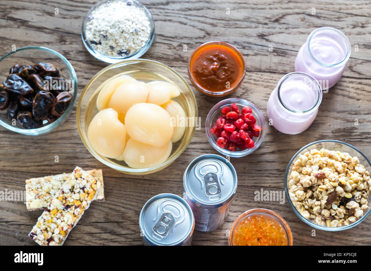 Foods with hidden sugar Stock Photo - Alamy