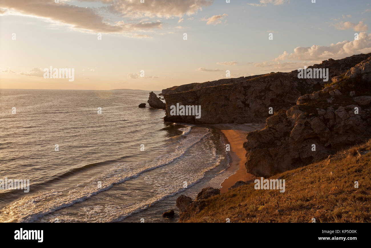 coast of the Sea of Azov Stock Photo - Alamy