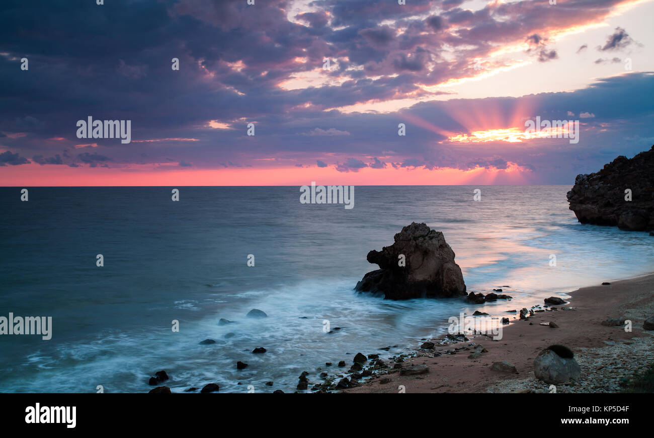 coast of the Sea of Azov Stock Photo - Alamy