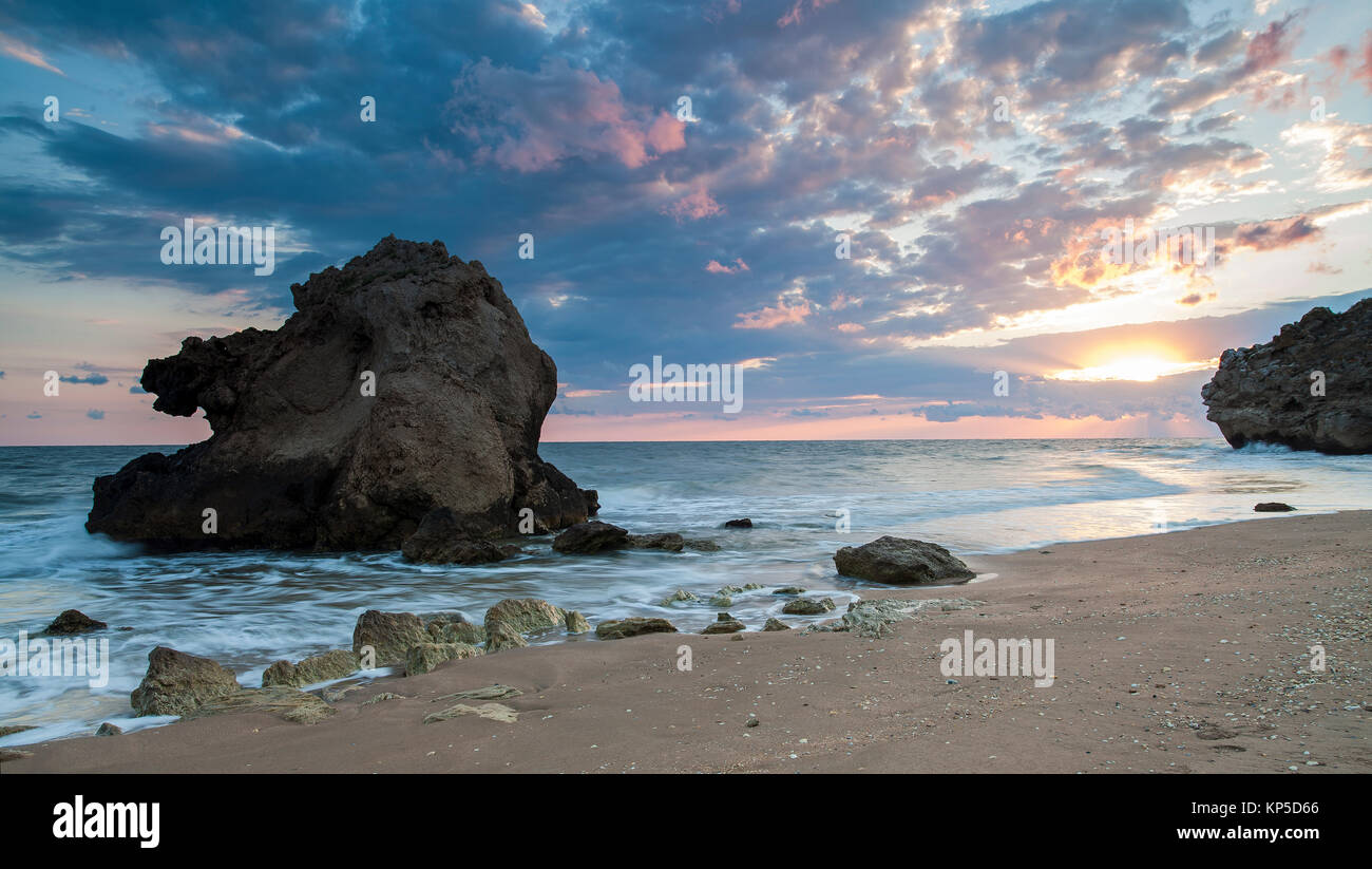 coast of the Sea of Azov Stock Photo - Alamy