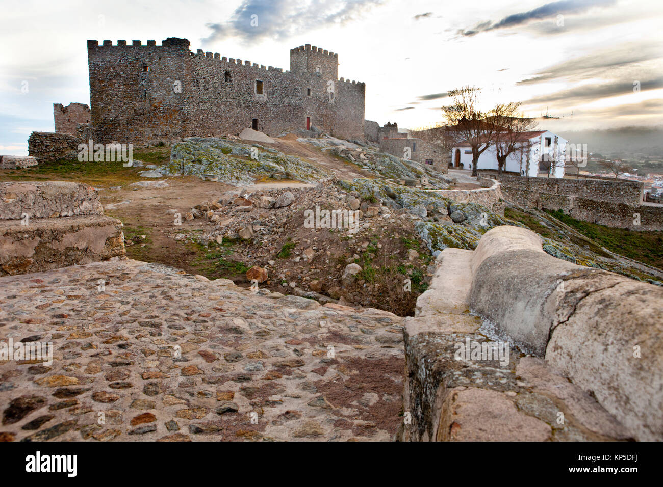 Castle montanchez hi-res stock photography and images - Alamy