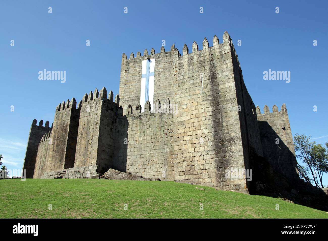 Castelo de Guimaraes - Castle in Guimaraes,Portugal Stock Photo - Alamy