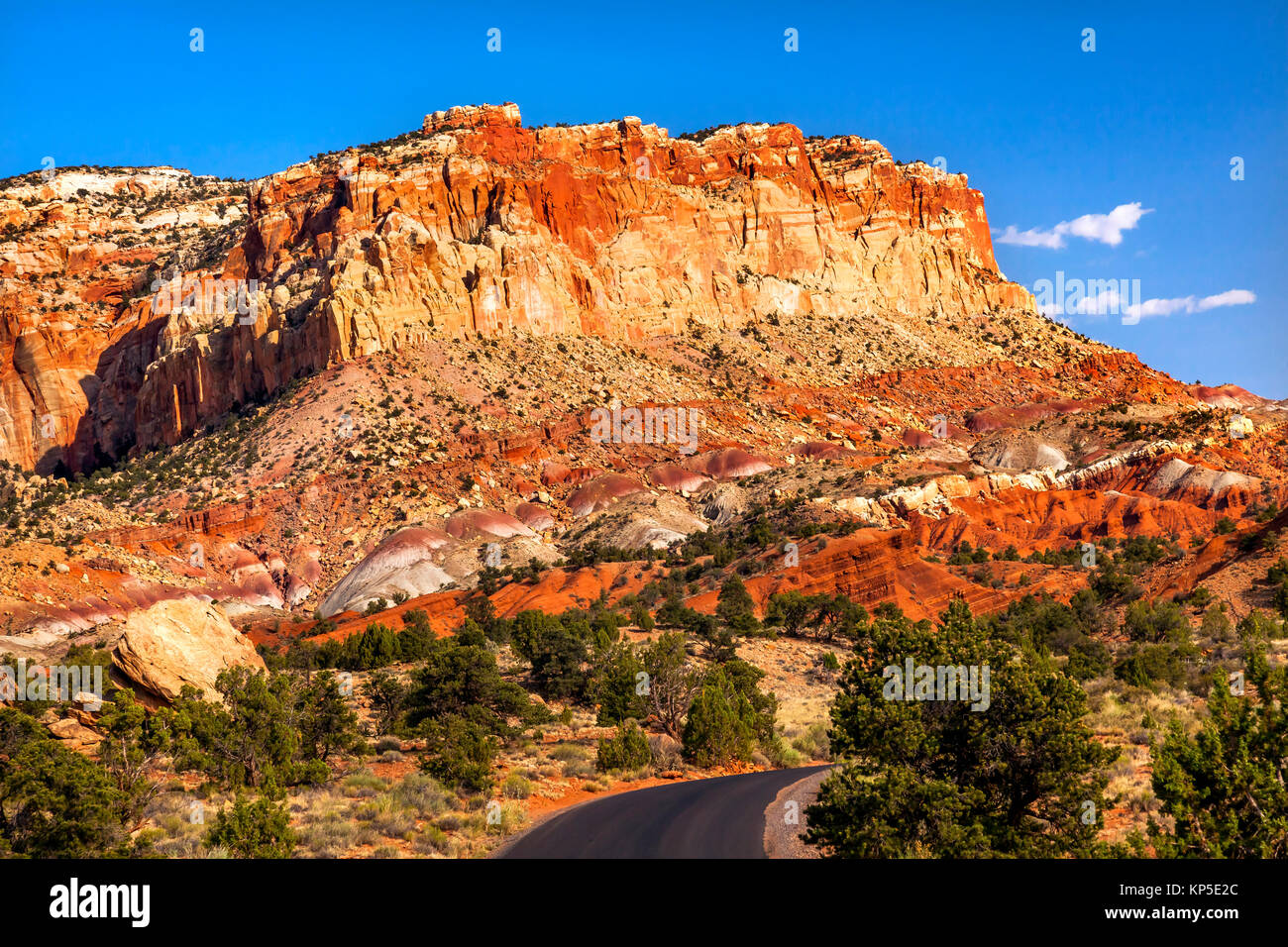 Capitol Reef Sandstone Mountain Water Pocket Capitol Reef National Park ...