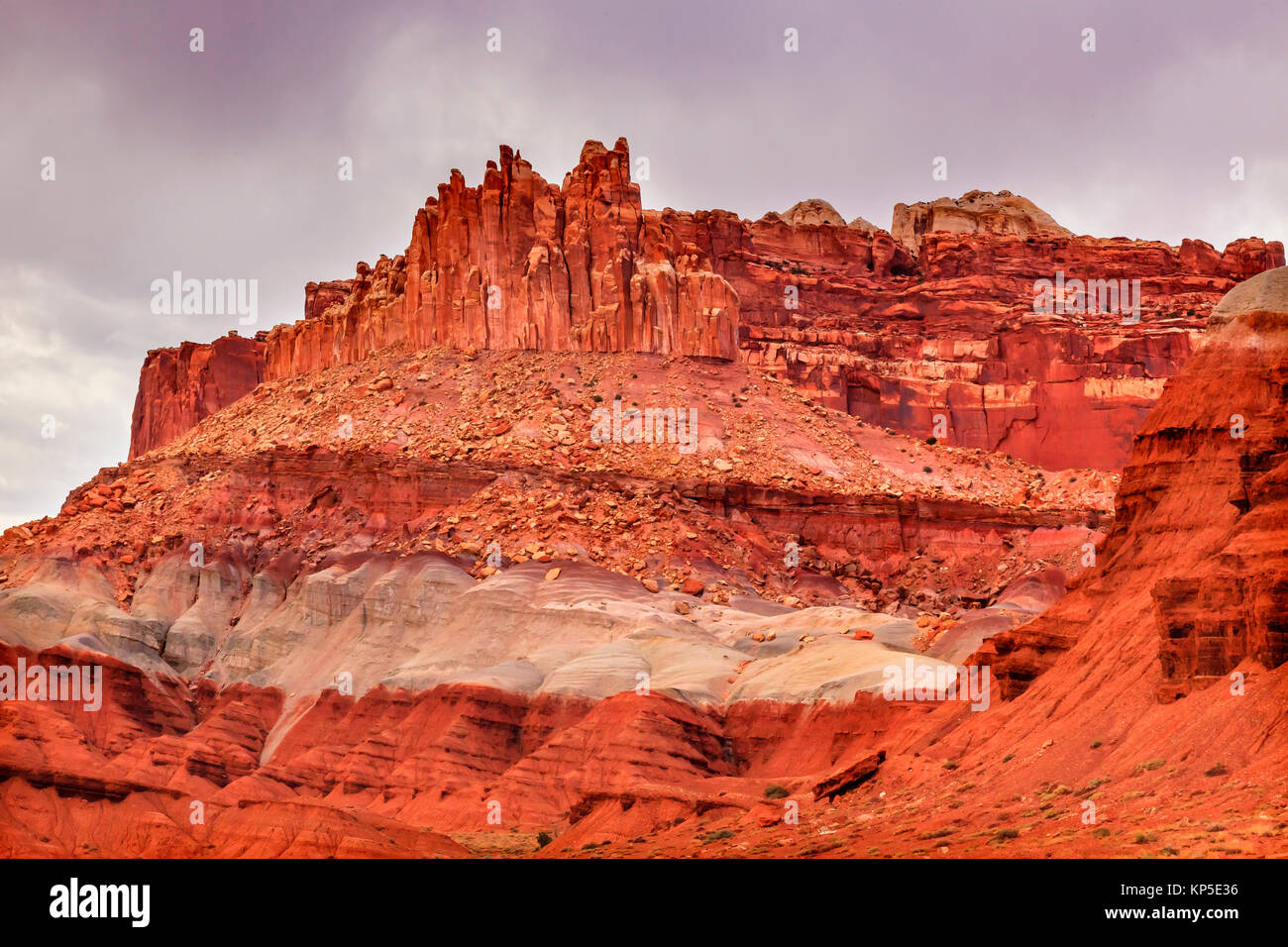 Capitol Reef Sandstone Mountain Capitol Reef National Park Torrey Utah ...
