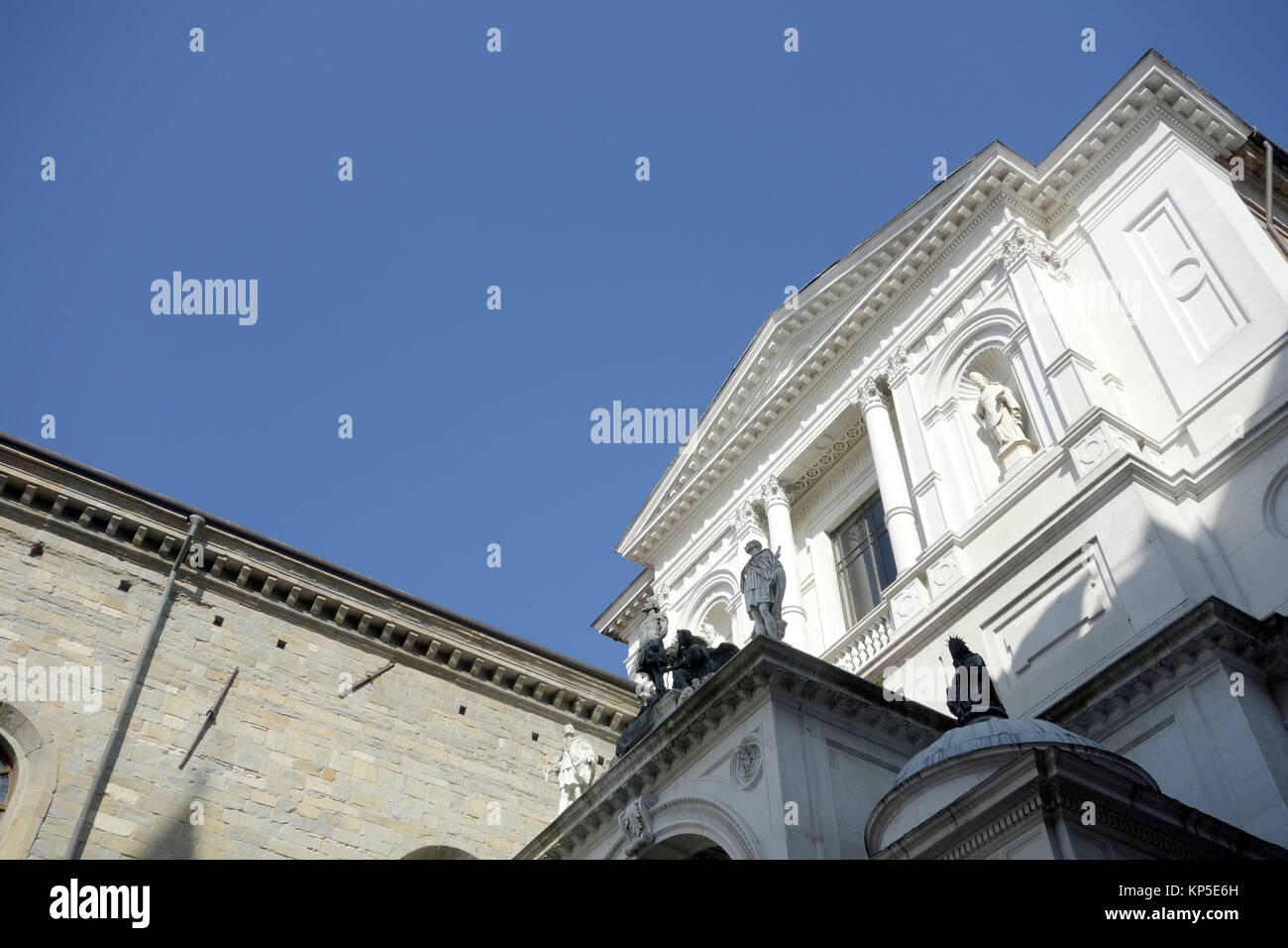 Historic buildings in Bergamo Stock Photo - Alamy