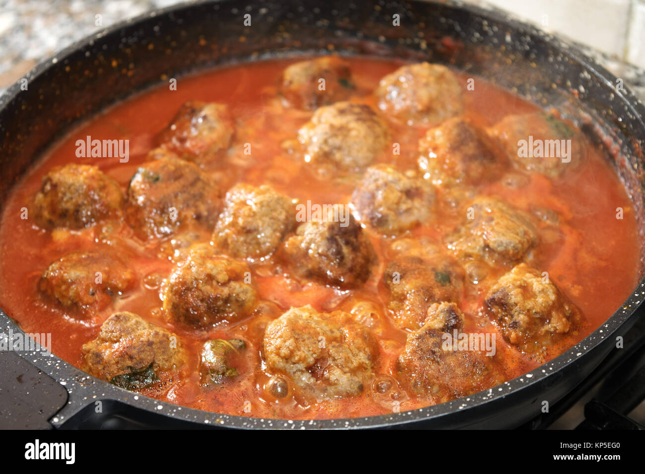 ragout of meatballs Stock Photo - Alamy