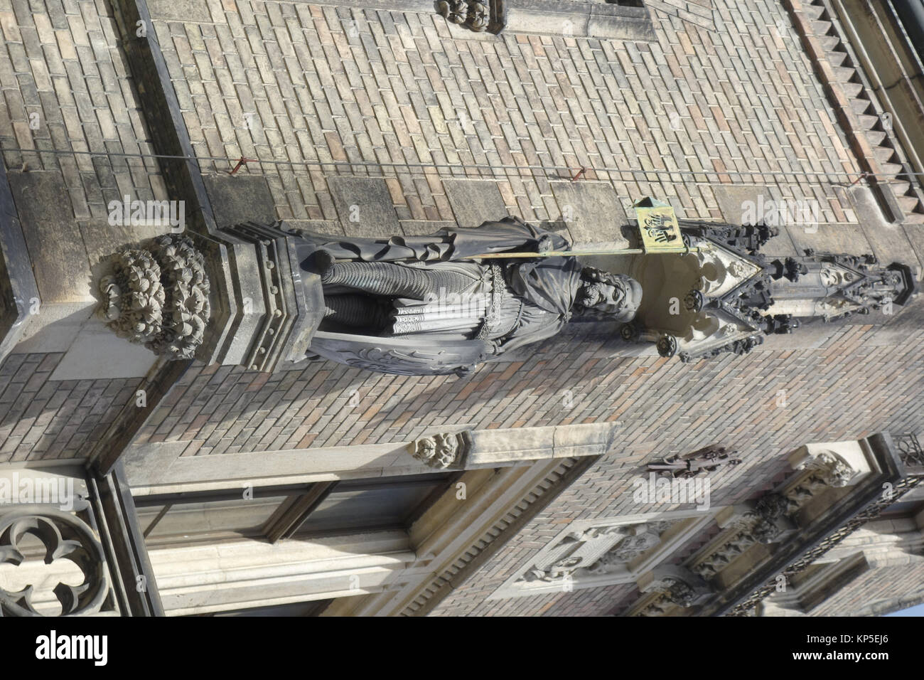 facade figure in prague Stock Photo - Alamy