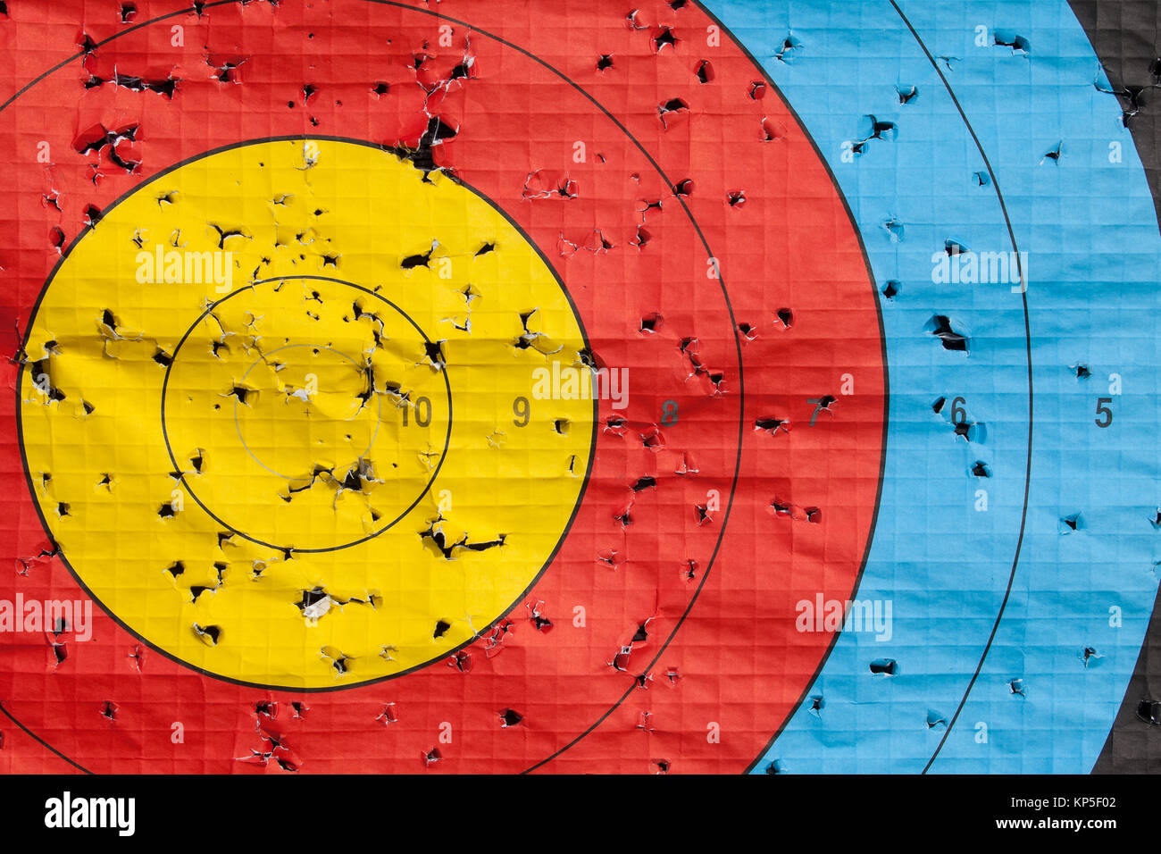 Bullseye target bullet holes hi-res stock photography and images - Alamy