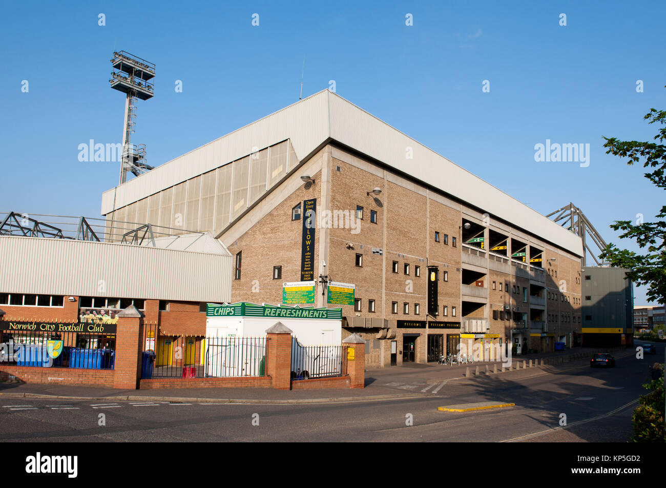 Carrow Road Football Stadium, the home of Norwich City Football Club ...