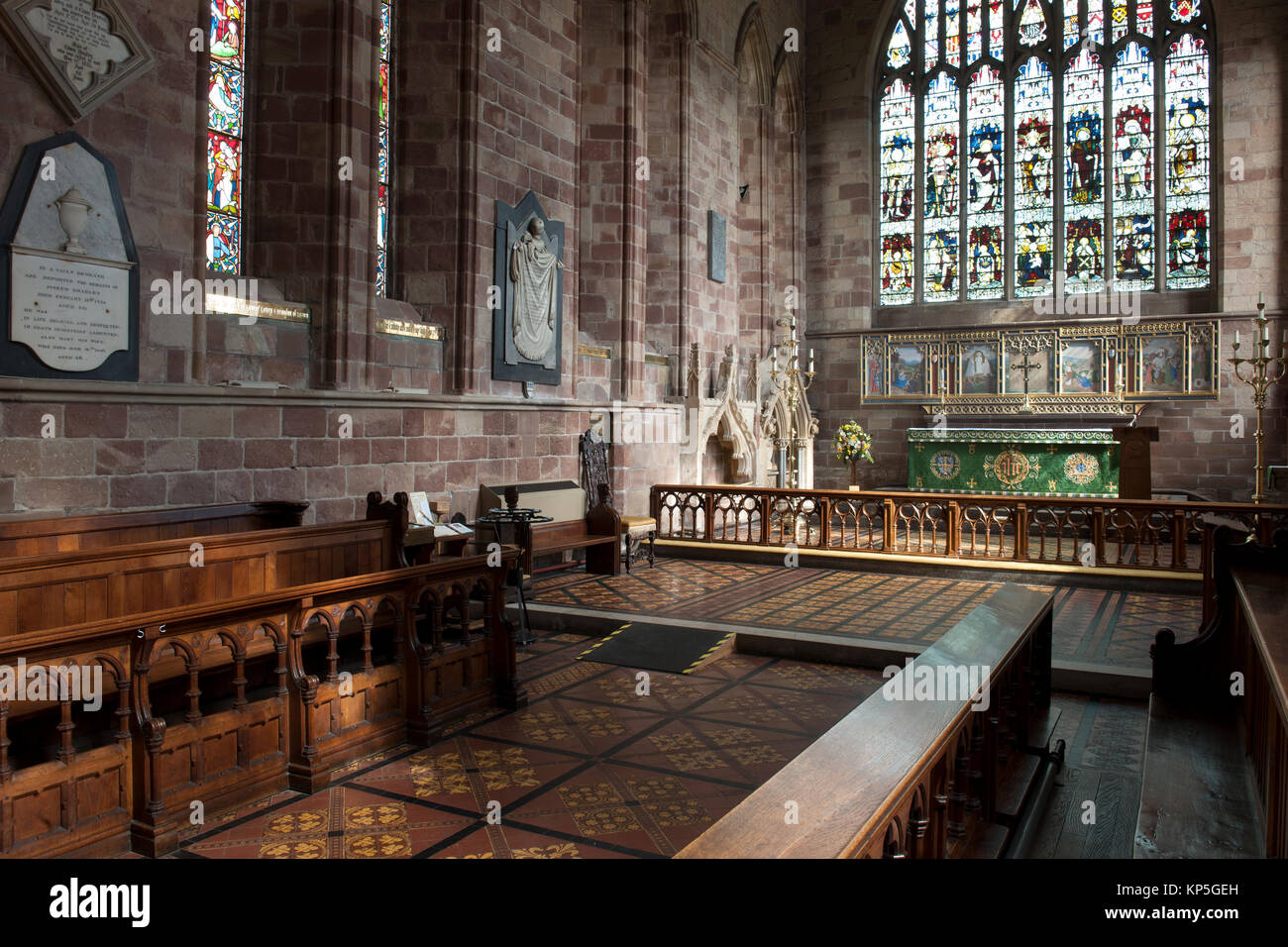 Ashbourne st oswald’s church hi-res stock photography and images - Alamy