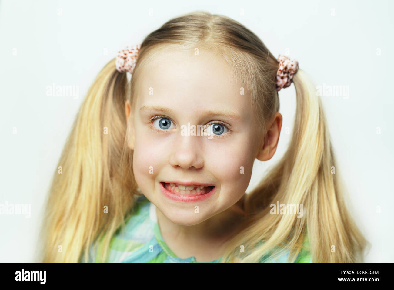 Smiling child - cute face, portrait Stock Photo - Alamy
