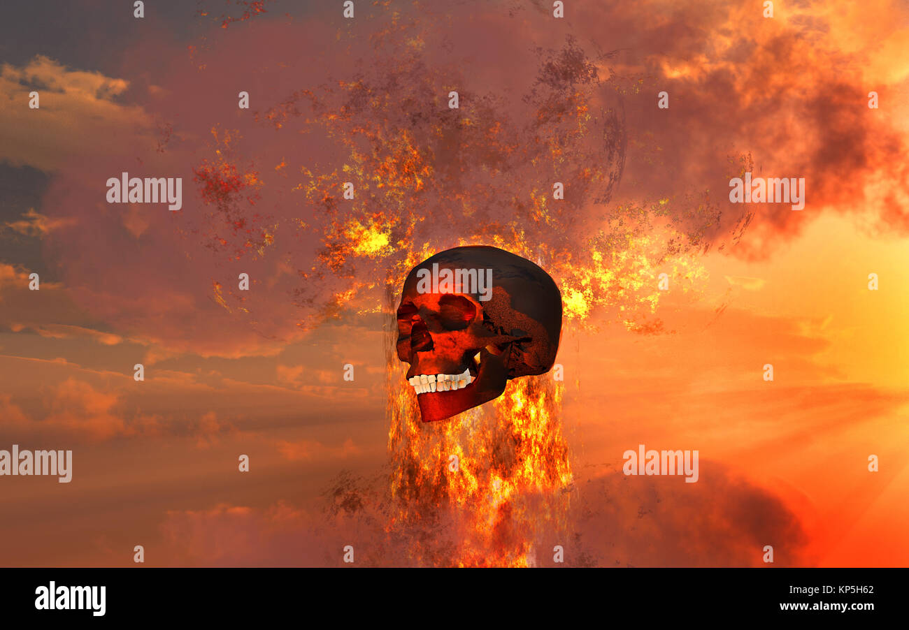 The Face Of Death Stock Photo - Alamy
