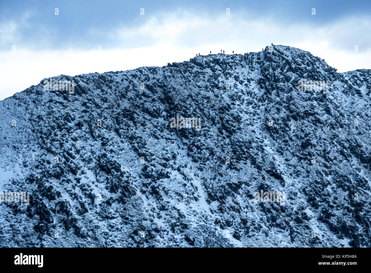 Striding edge helvellyn lake district hi-res stock photography and ...