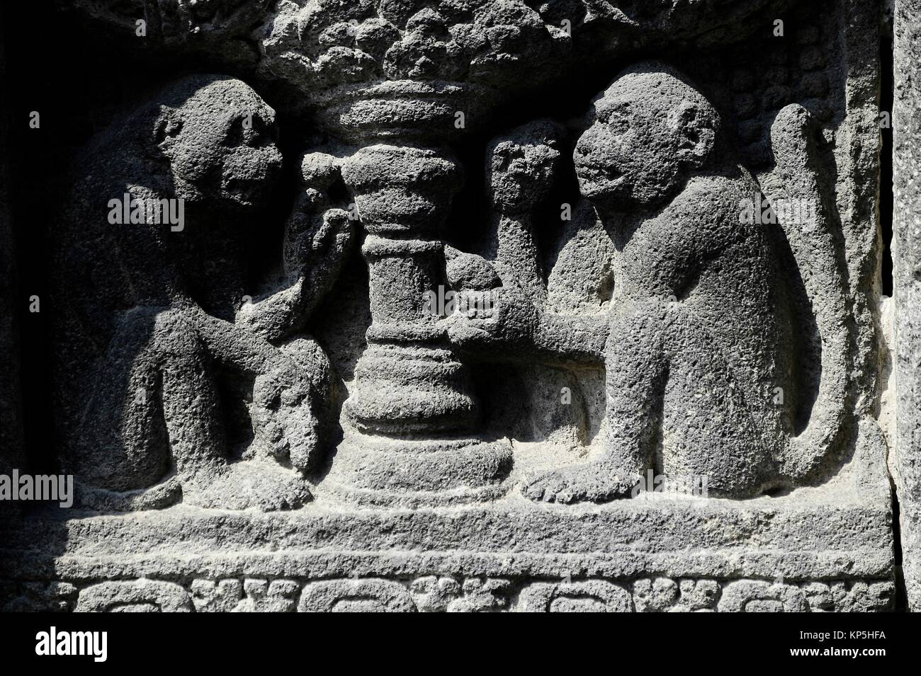 Relief At Prambanan Temple Stock Photos & Relief At Prambanan Temple ...