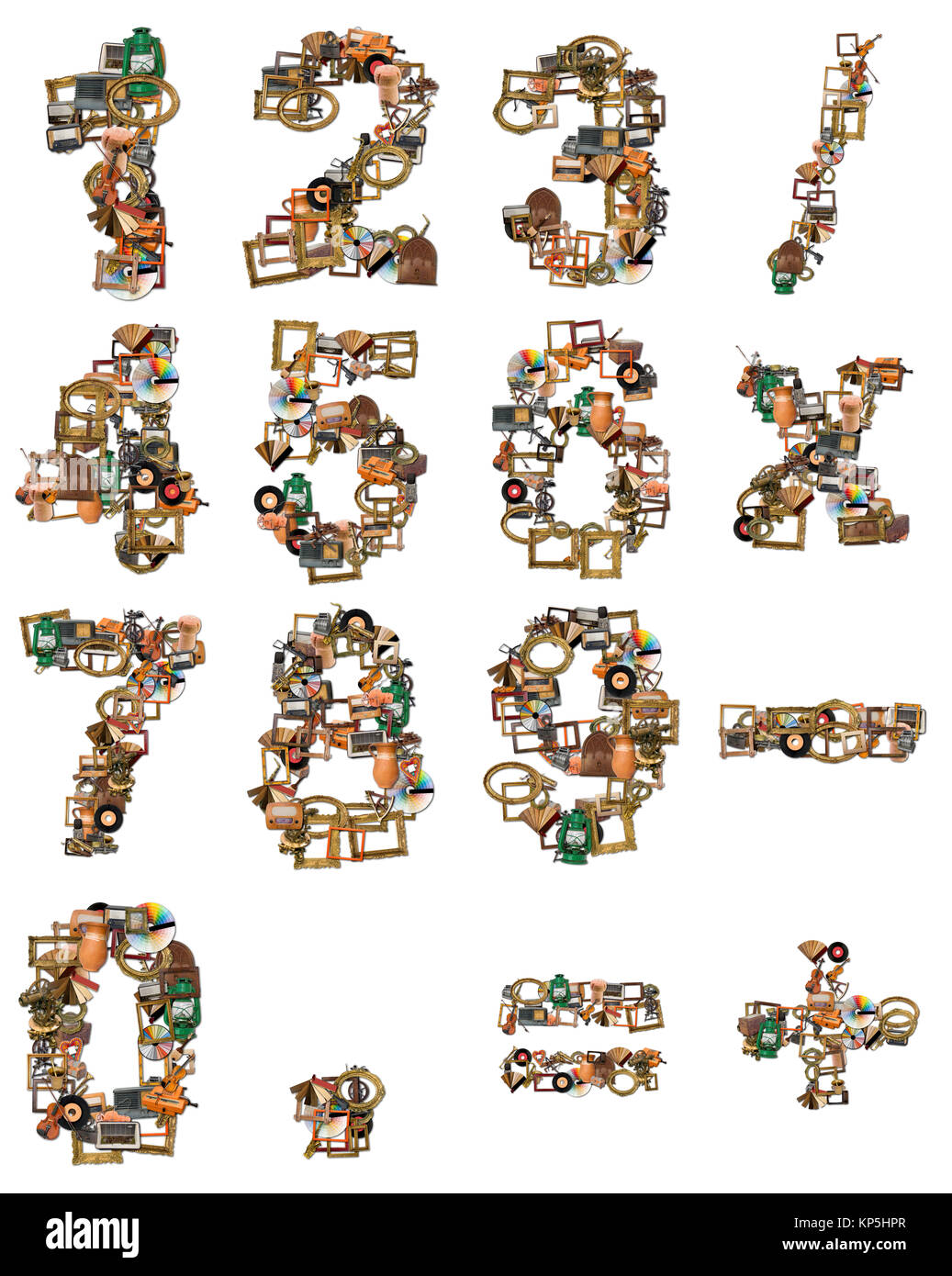 Retro Tools Typeset Stock Photo - Alamy