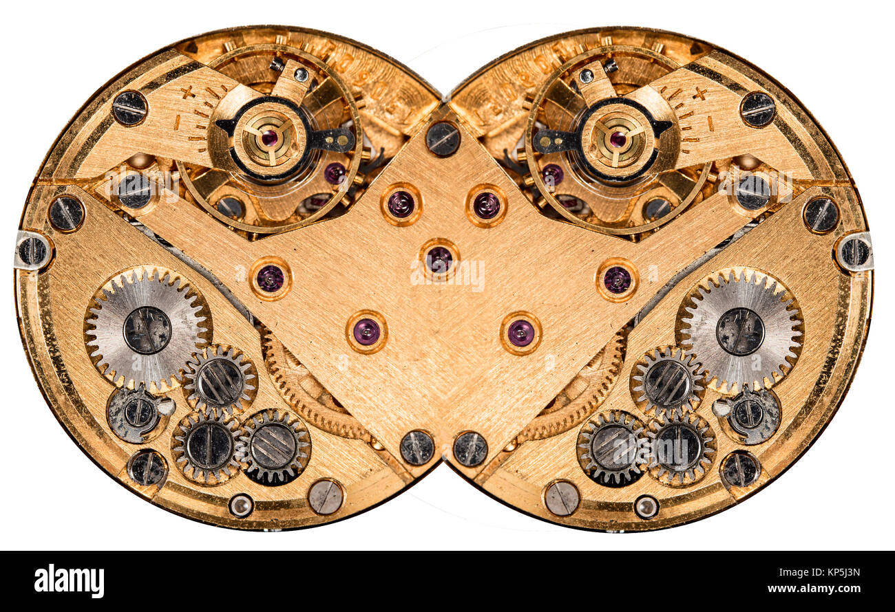 clockwork old mechanical pocket watch, high resolution and detail Stock ...