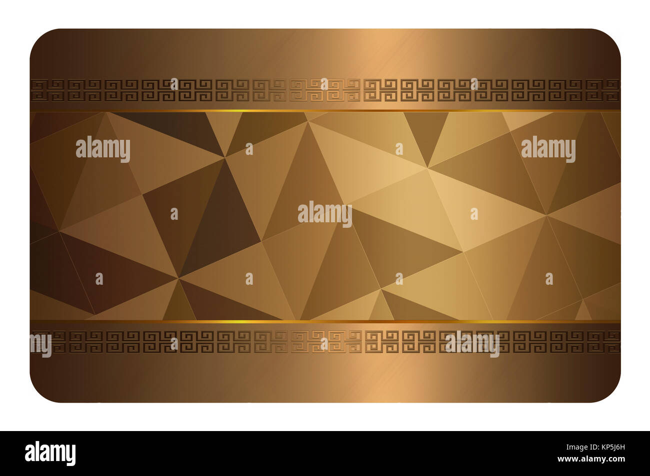 Gold business card template. Gold background with geometric patterns ...