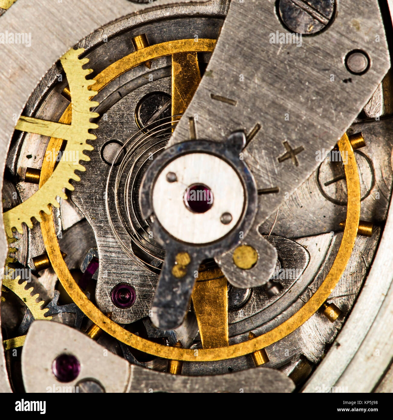 clockwork old mechanical pocket watch, high resolution and detail Stock ...