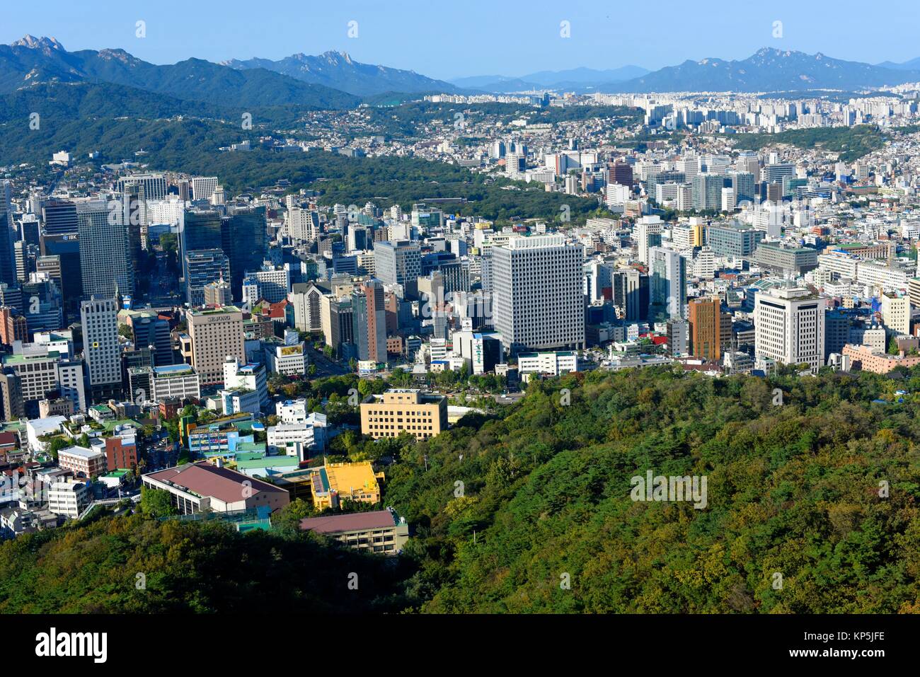 Seoul south korea aerial view hi-res stock photography and images - Alamy