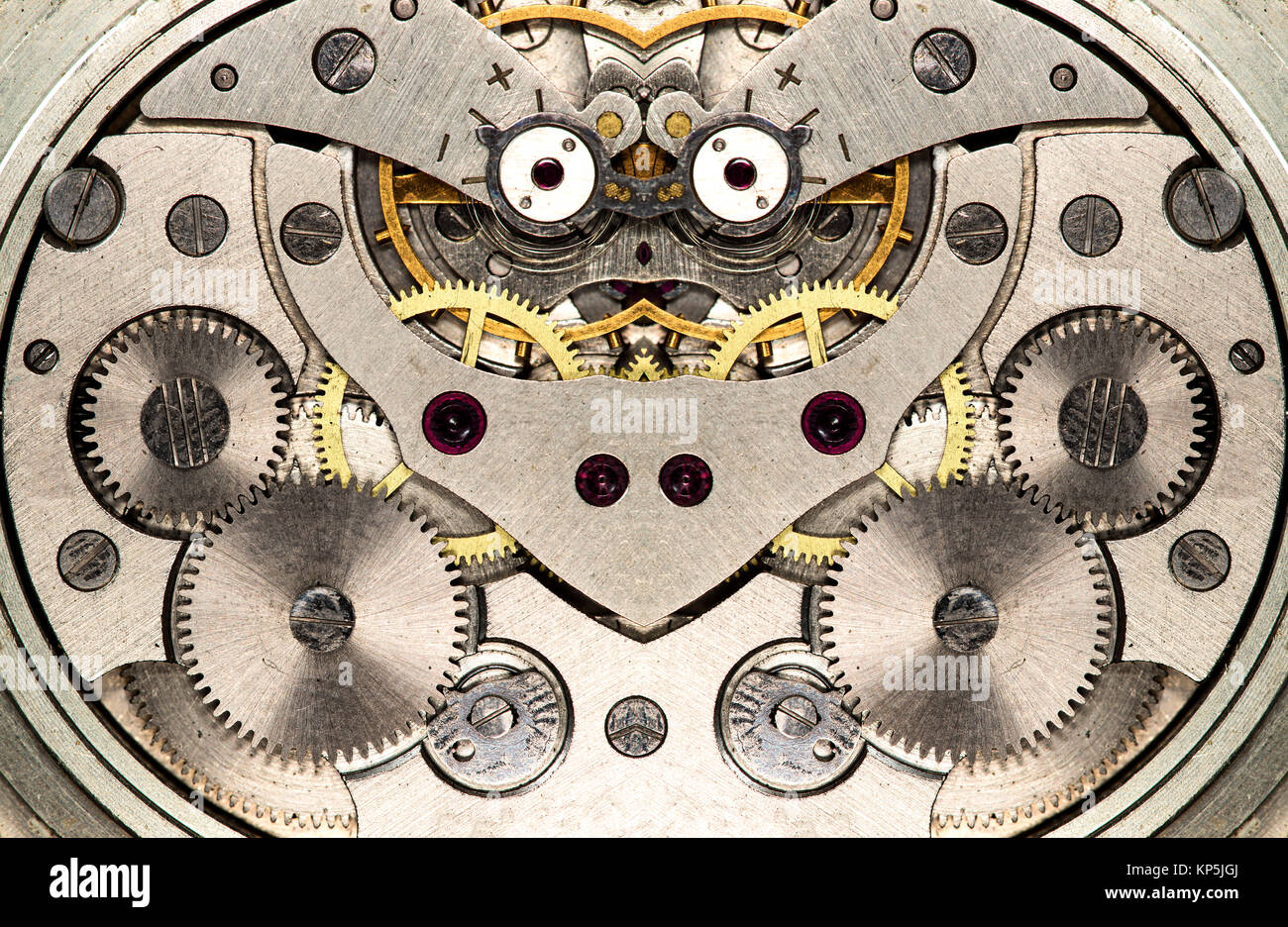 clockwork old mechanical pocket watch, high resolution and detail Stock ...