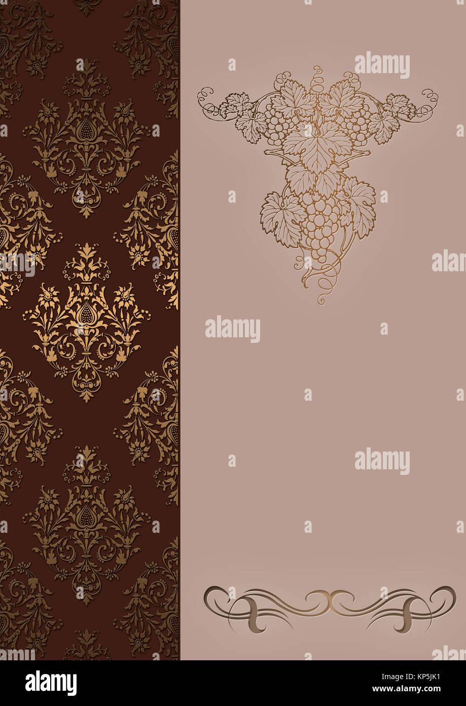 Decorative background for the design.Cover menu Stock Photo - Alamy