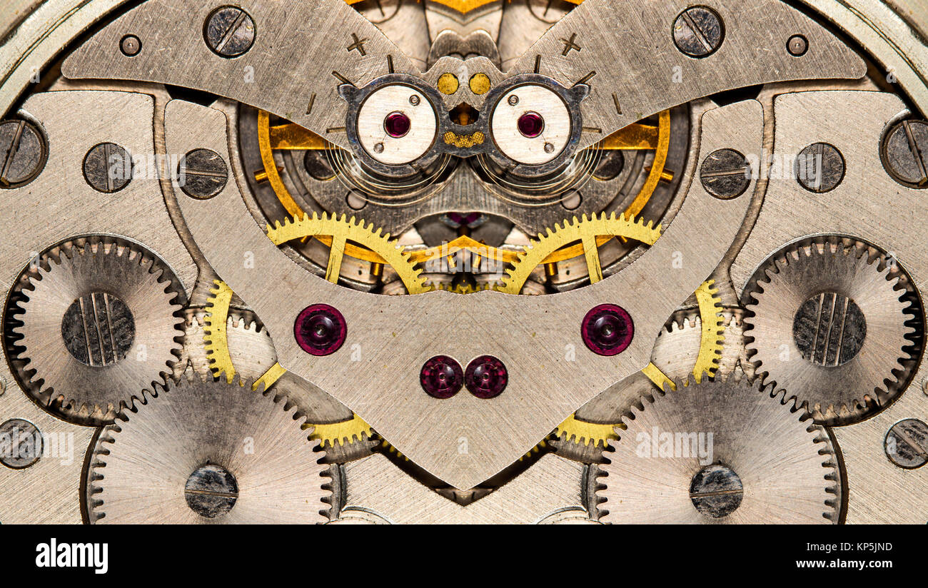 clockwork old mechanical pocket watch, high resolution and detail Stock ...