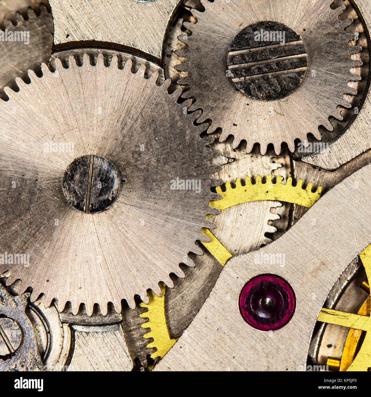 clockwork old mechanical pocket watch, high resolution and detail Stock ...