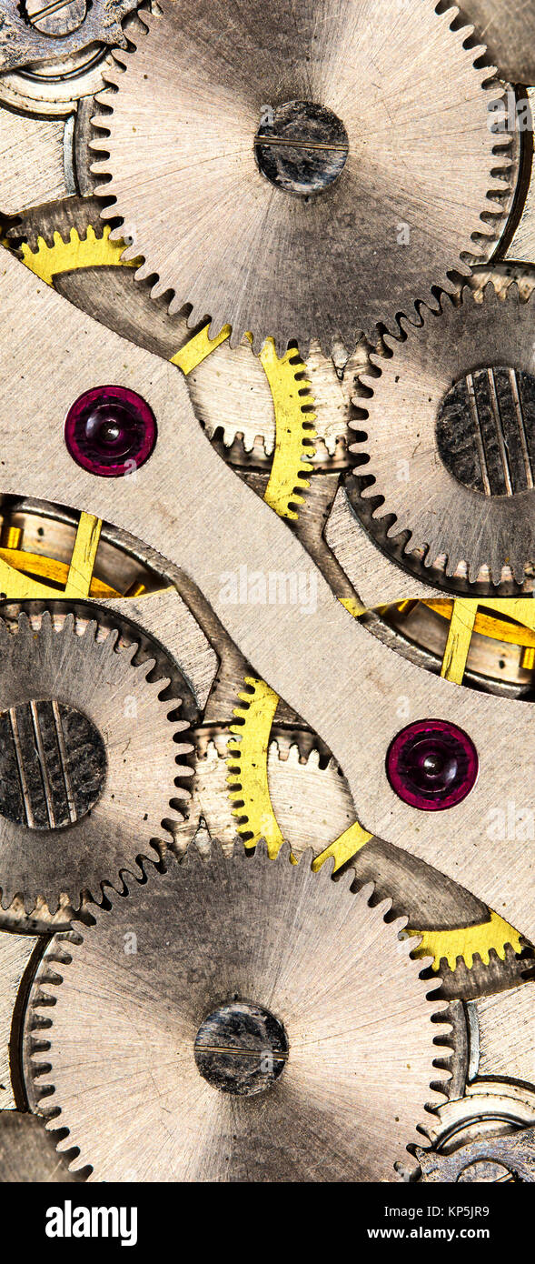 clockwork old mechanical pocket watch, high resolution and detail Stock ...