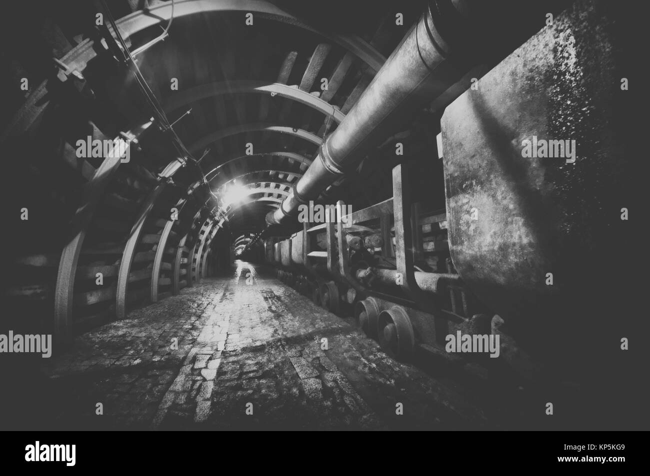 Coal mine museum Black and White Stock Photos & Images - Alamy